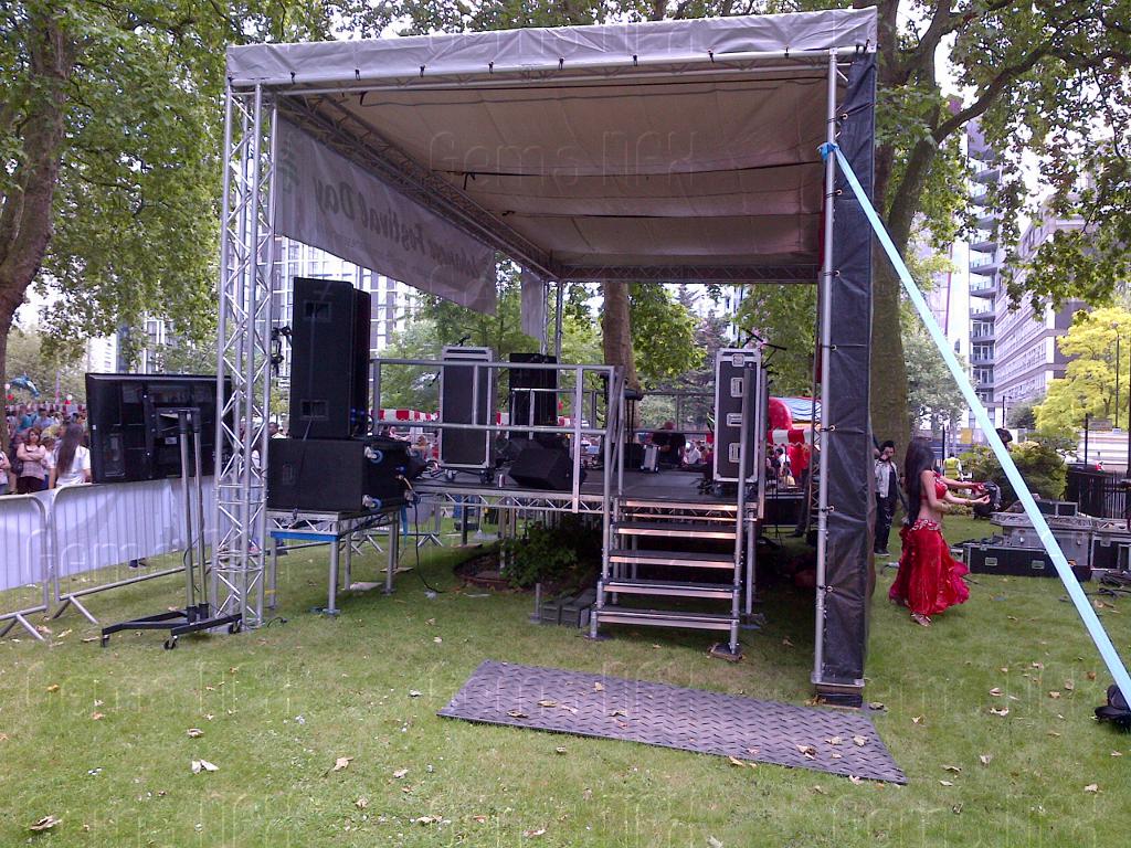 Staging & Rigging for all types of events at competitive rates - Gems NFX